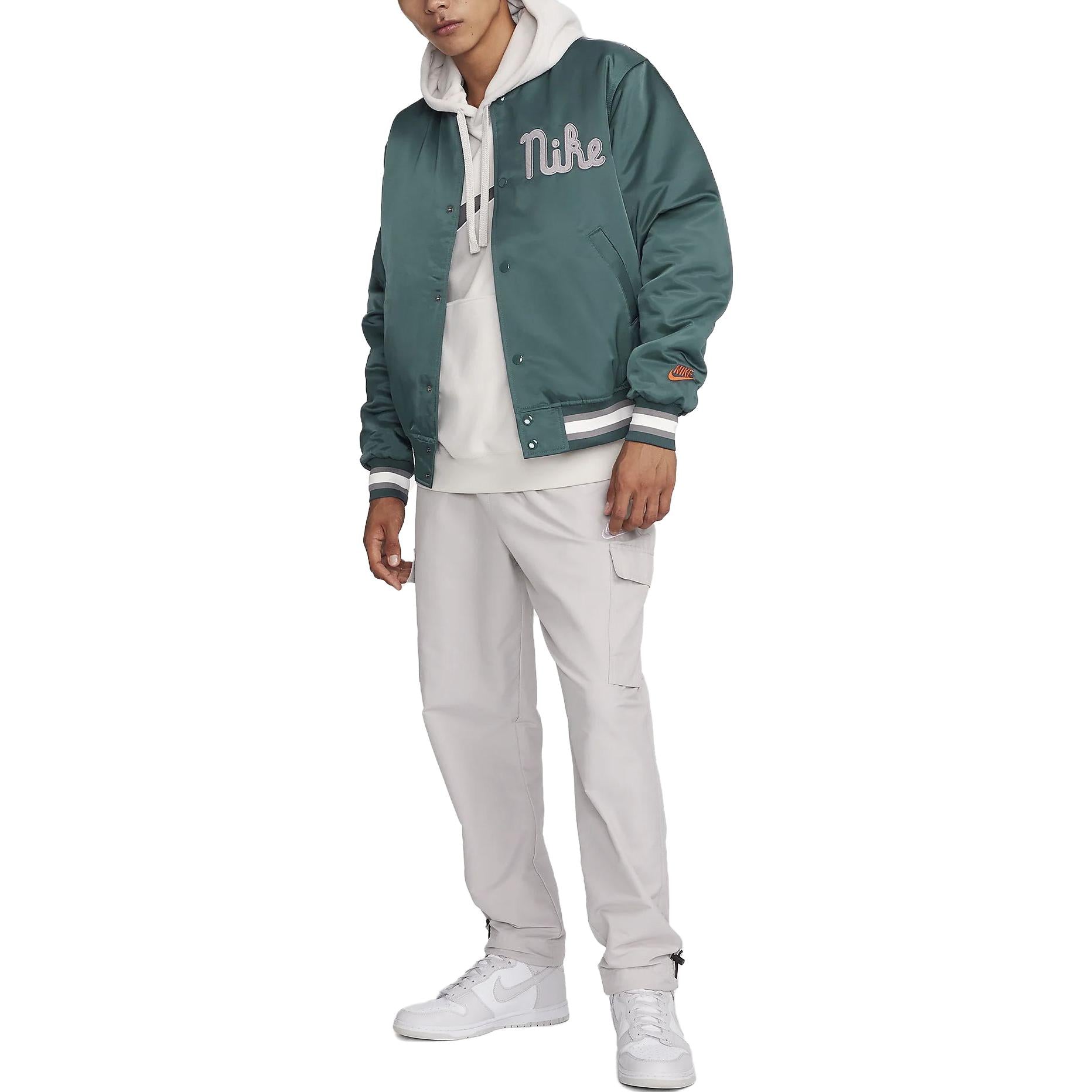 NIKE Nike Dugout Loose Satin Bomber Jacket